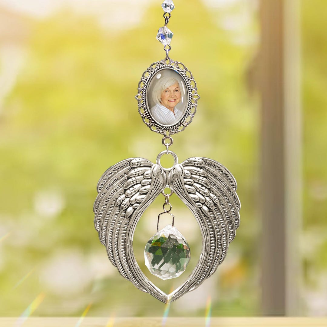 Custom Photo Memorial Sun Catcher, in Loving Memory Remembrance Gifts ...