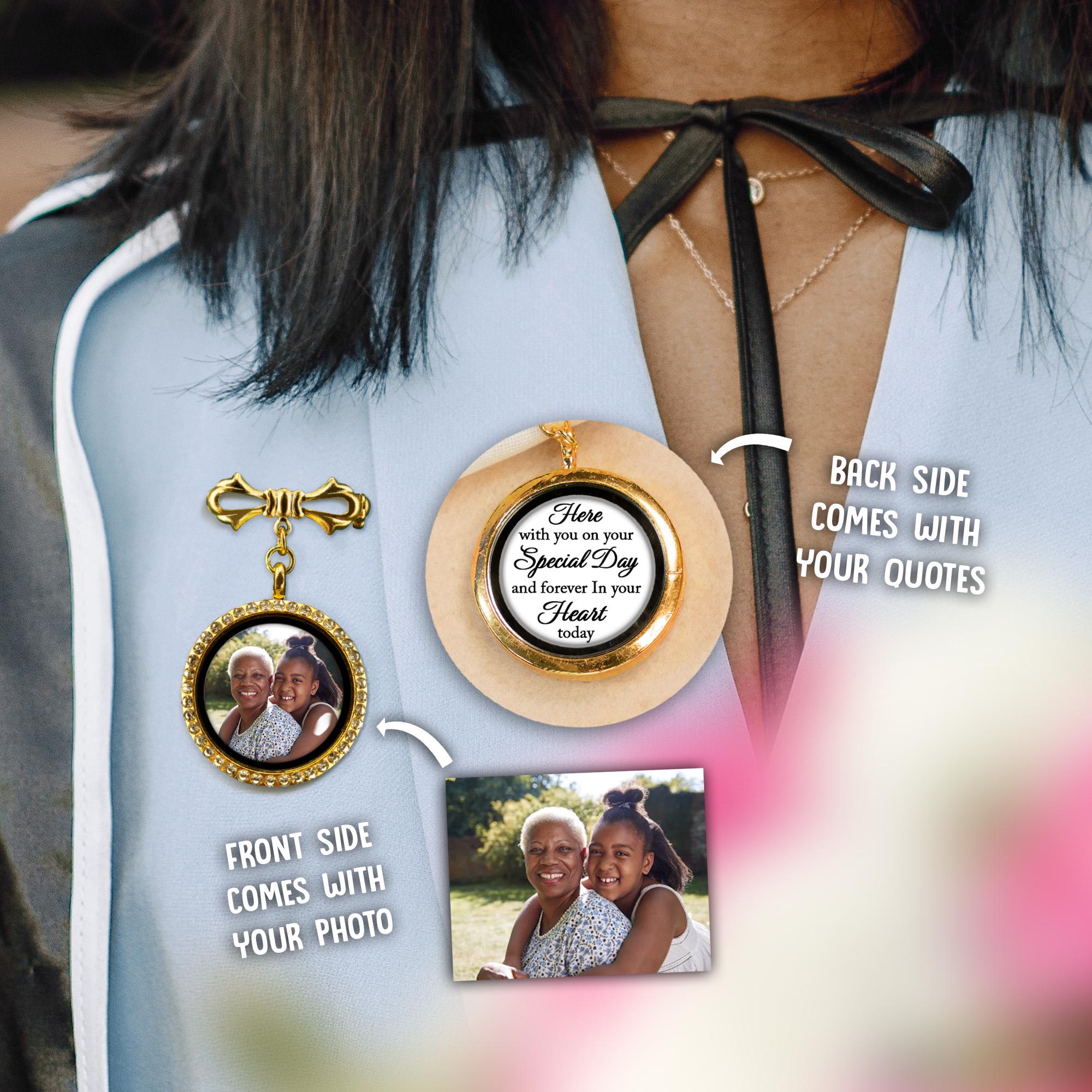 Personalized Photo Lapel Pin for Graduation, Custom Memorial Graduation ...