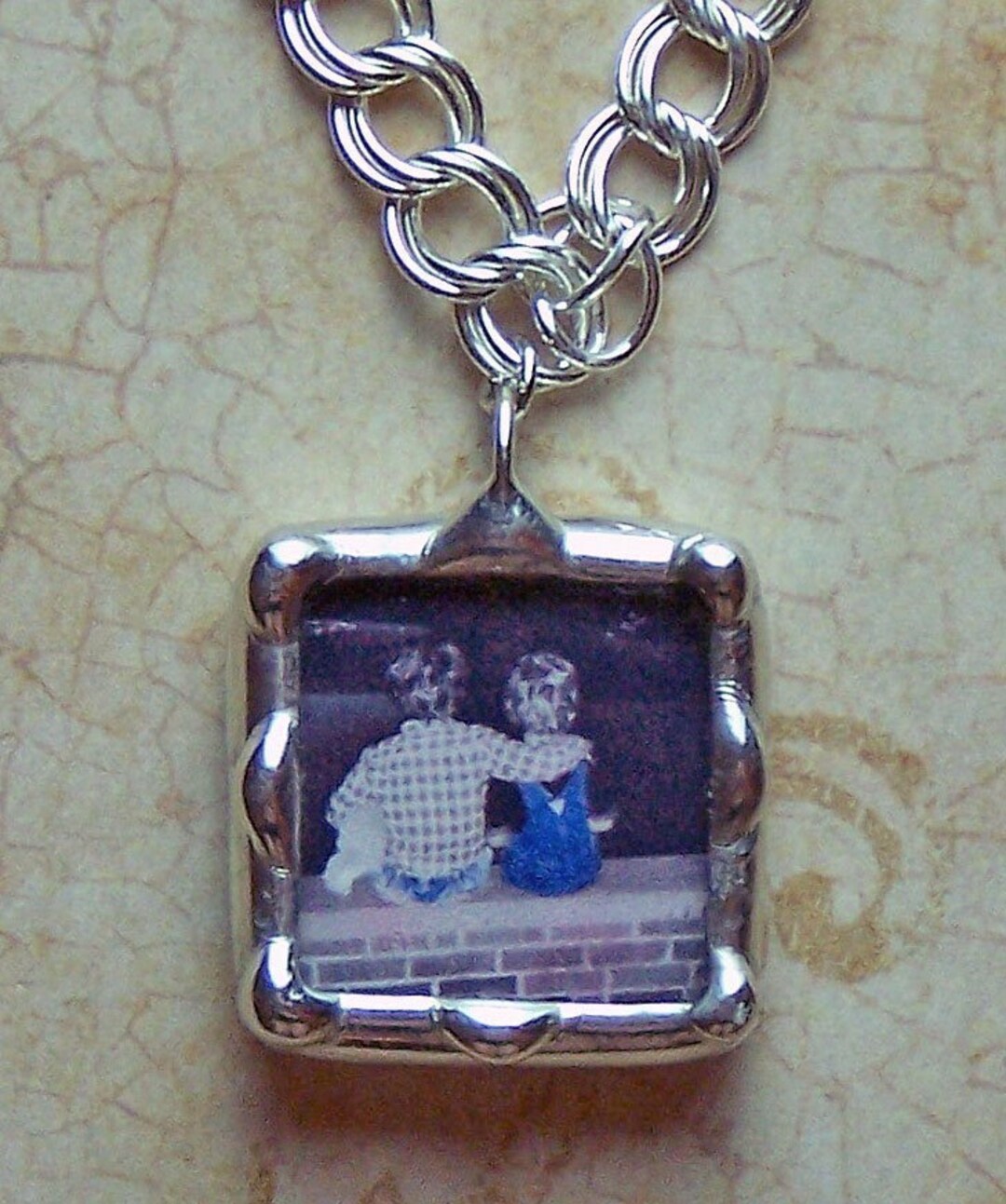 Personalized Photo Charm, Picture Frame Charm, Bracelet Size bracelet ...