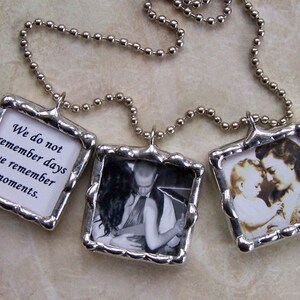Photo Charm, Soldered Glass Pendant, Wedding, Personalized Gift, Custom ...