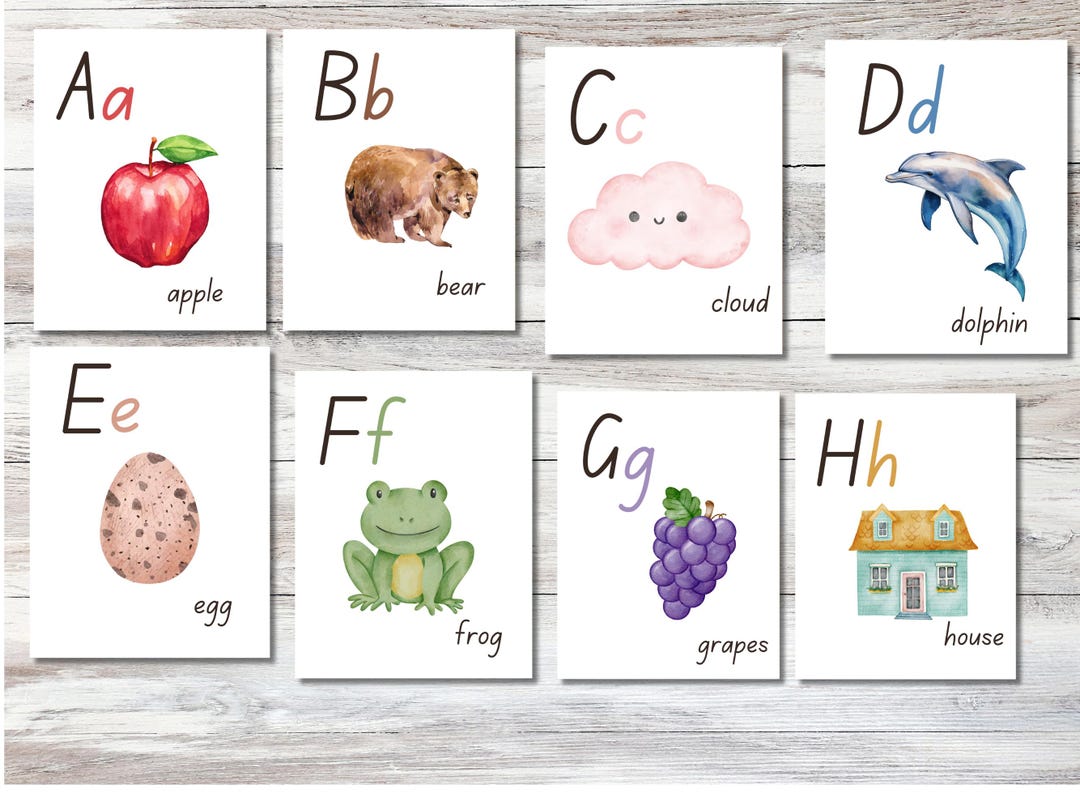 Alphabet Poster Classroom| Classroom Printable Alphabet | Homeschool ...