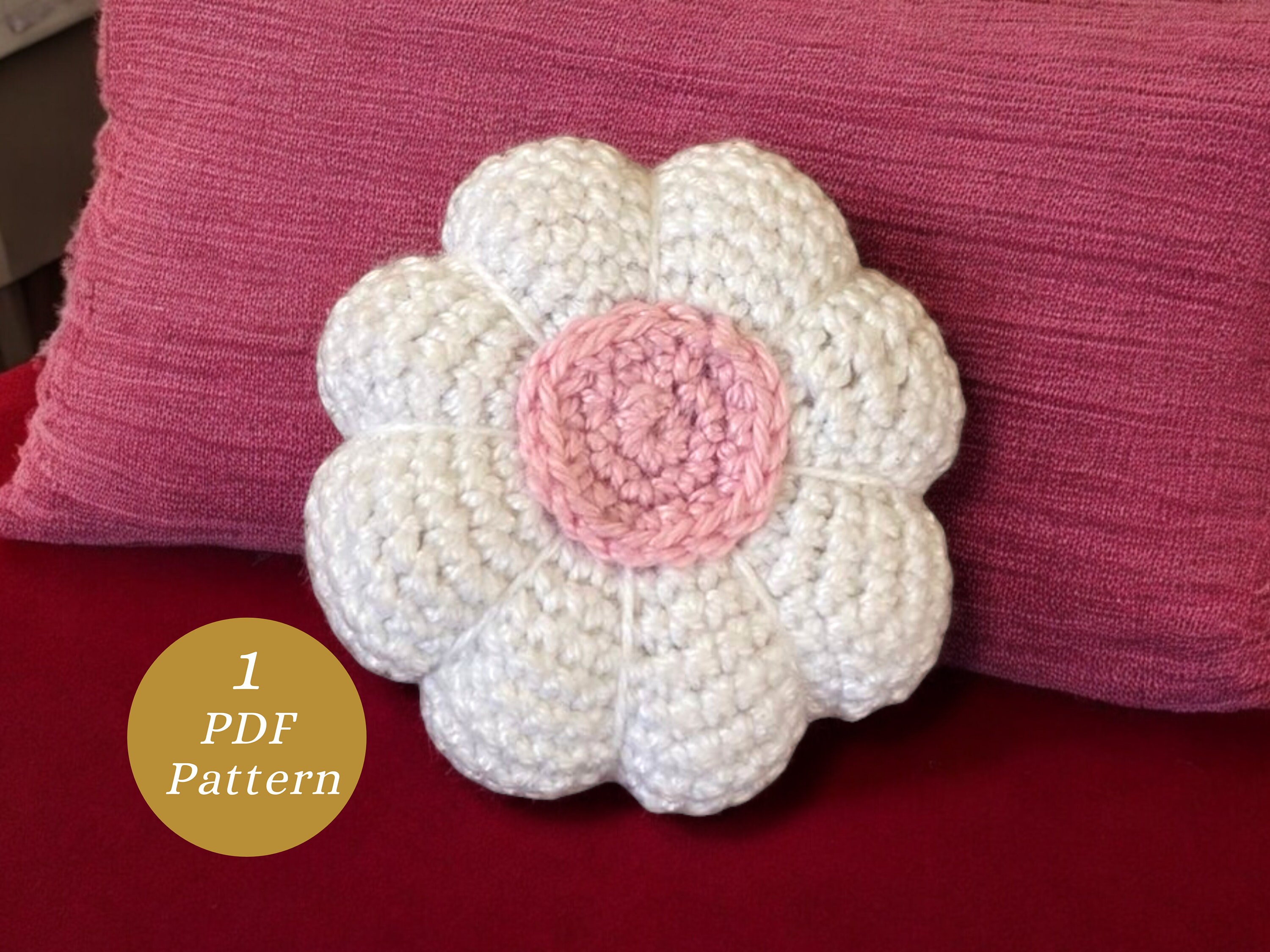 Blooming Flower , Crochet Pattern ,DIY Spring Decoration Tutorial for a ...