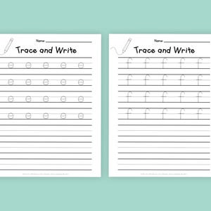 Alphabet Tracing Worksheets, Preschool Learning Worksheets, Pre-k ...