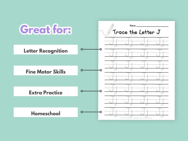 Alphabet Tracing Worksheets, Preschool Learning Worksheets, Pre-k ...