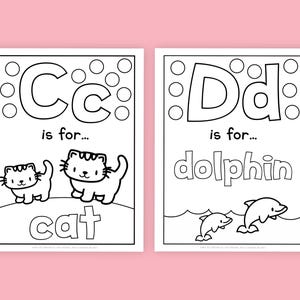 26 Alphabet Coloring Pages, Preschool Coloring Pages, Pre-k Worksheet ...