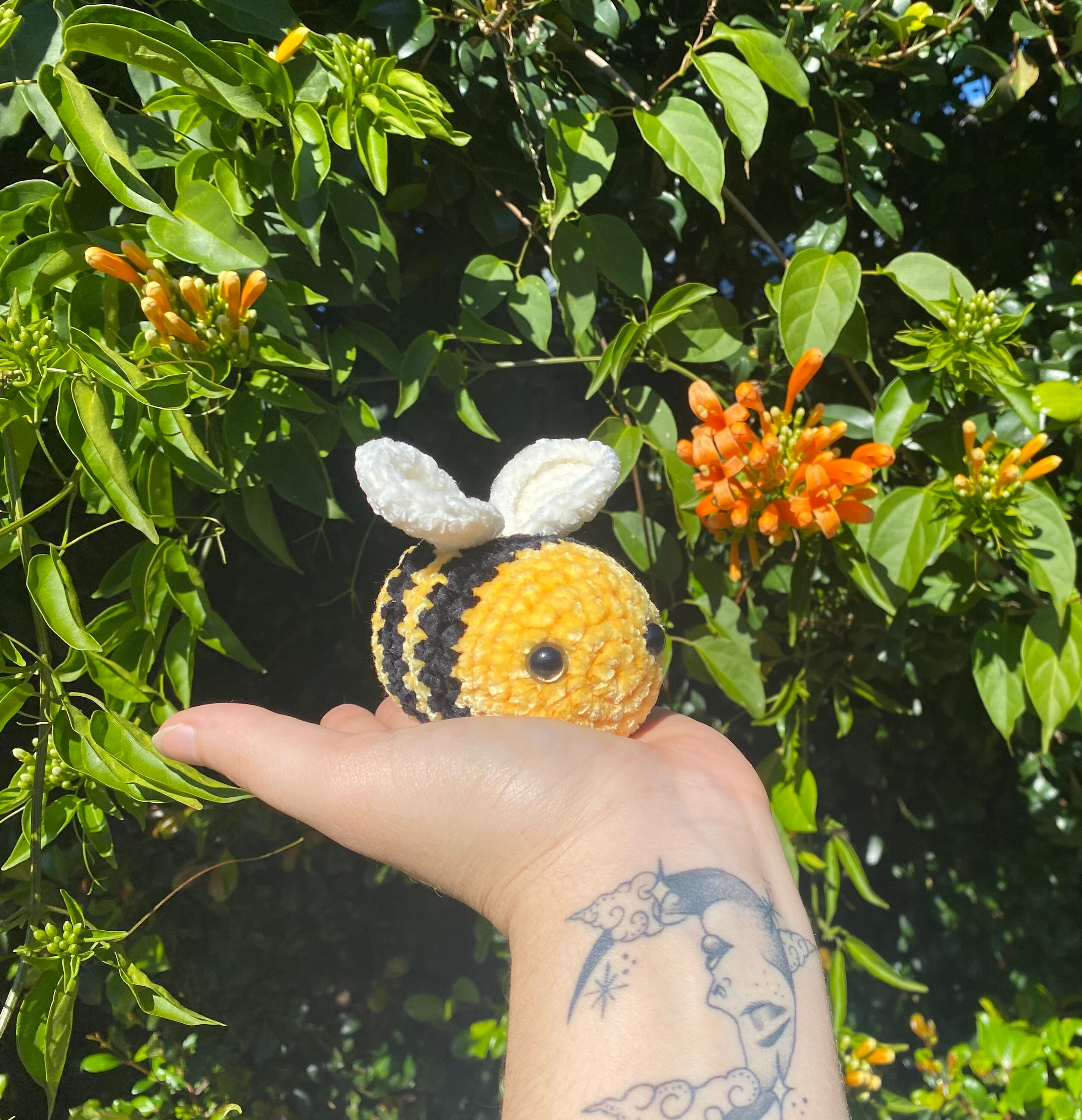 Mini Crochet Chunky Bee Plushie - Etsy