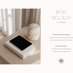 Minimalist iPad Mockup, Device Mockup, Laptop Mockup, Digital Product ...