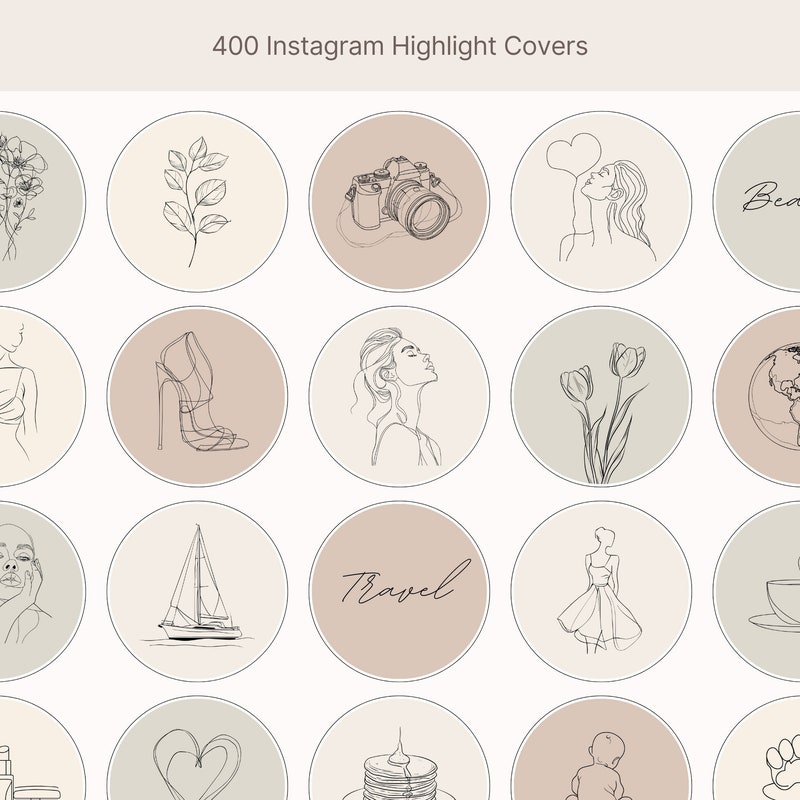 Instagram Highlight Icons - Etsy