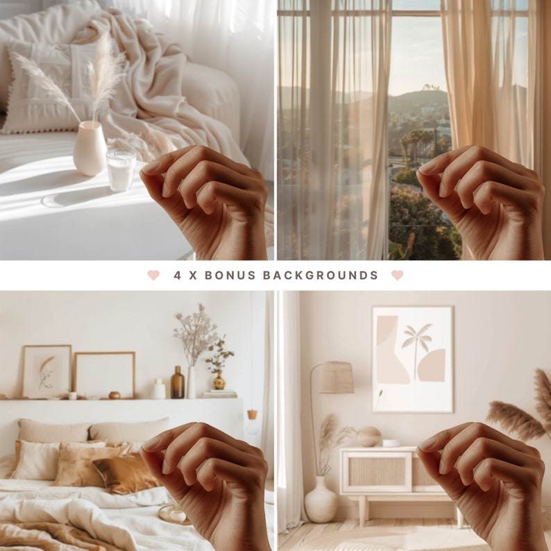 Hand Holding Sticker Mockup, Boho Sticker Canva Mockup, Decal Mockup ...