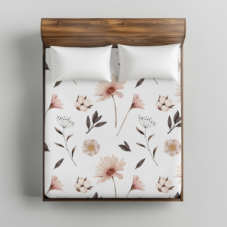 Bed Sheet Mockup, Bedding Mockup, Fabric Mockup, Pillow Mockup, Bedroom ...