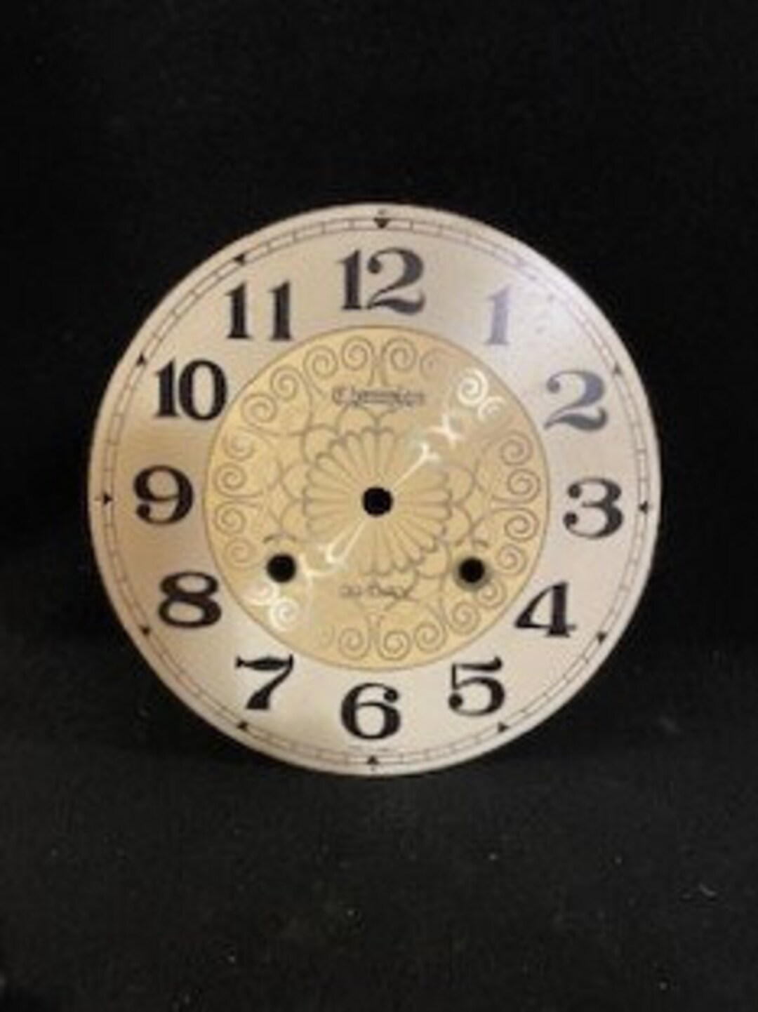 Metal Clock Face - Industrial Looking Clock Face - Photo Prop Clock ...