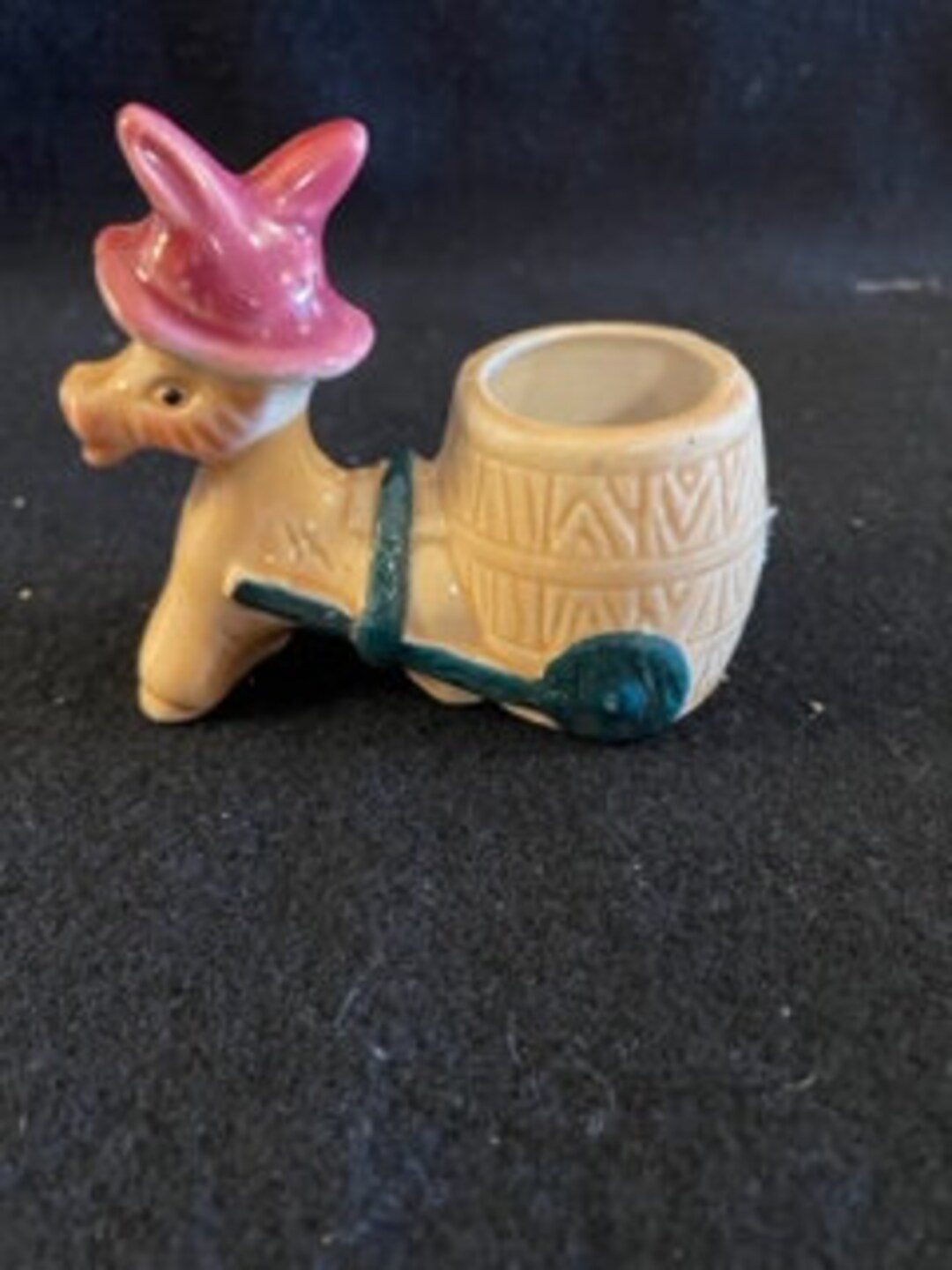 Vintage Donkey Toothpick Holder - Collectible Toothpick Holder ...