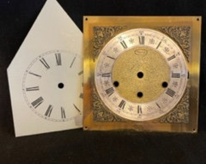 Two Vintage Clock Faces Industrial Looking Clock Faces Photo Prop Clock ...