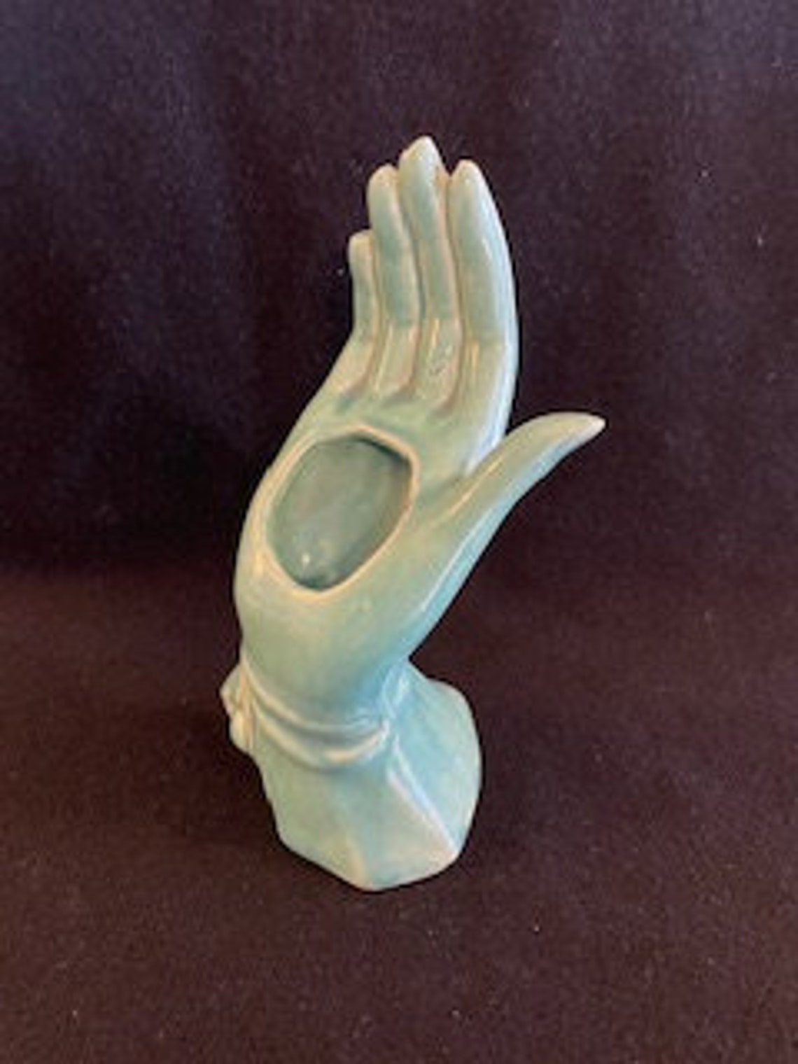 Mccoy Aqua Hand Planter Unique Mccoy Planter Mccoy Planter in the Shape ...