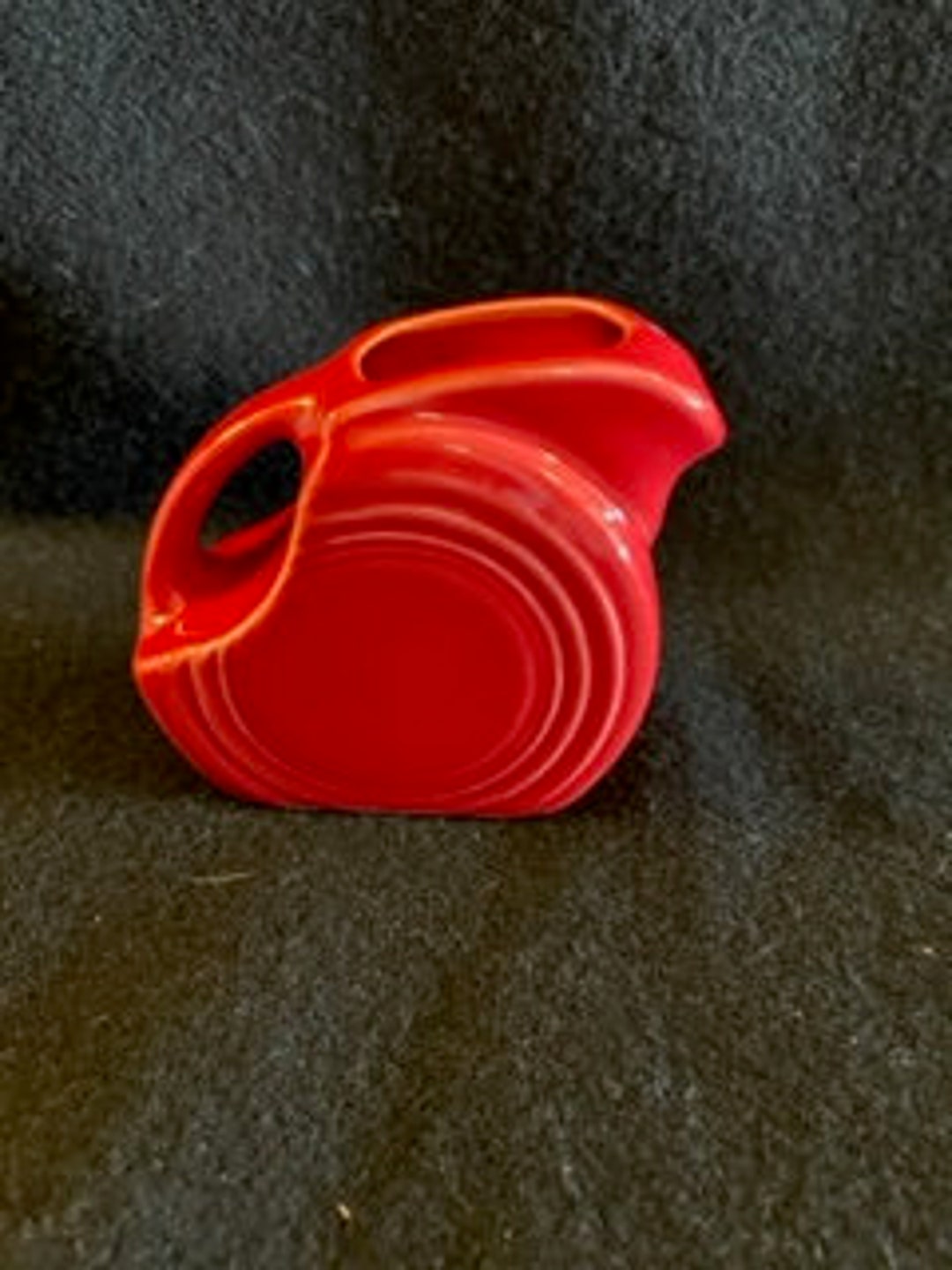 Poppy Fiesta Mini Pitcher Fiesta Ware Poppy Fiesta Ware Red Mini ...