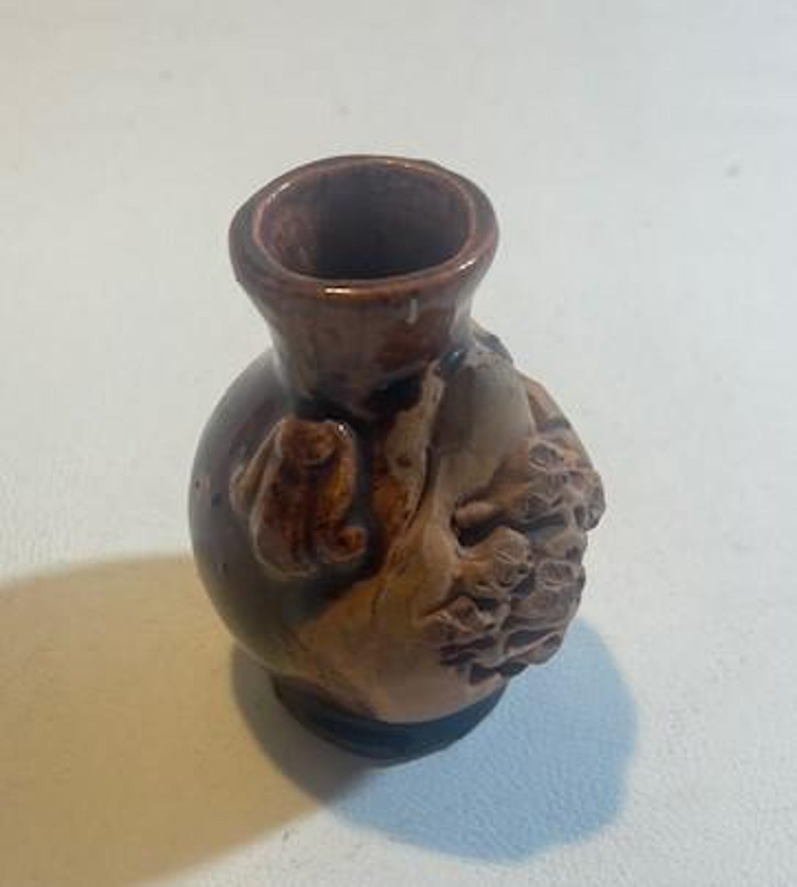 Carved Pottery Relic With Relief of Caves Banks Carved Relic ...