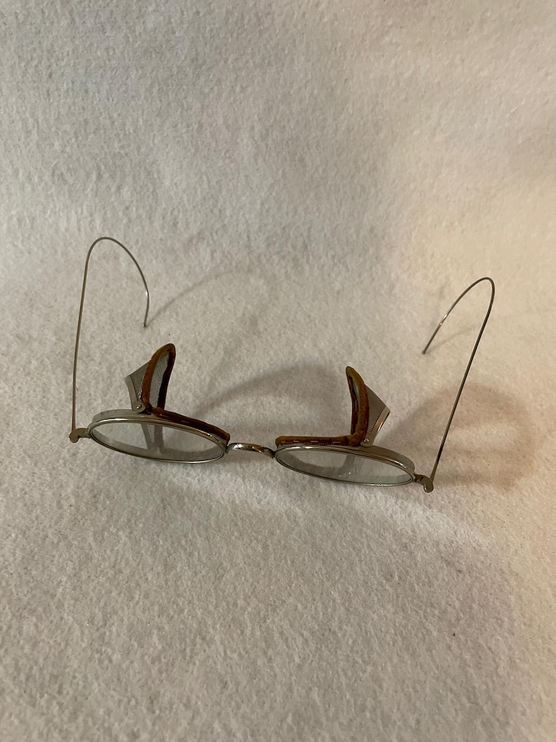Vintage Wire Mesh Screens and Flip Sides on 1900's Safety Glasses - Etsy