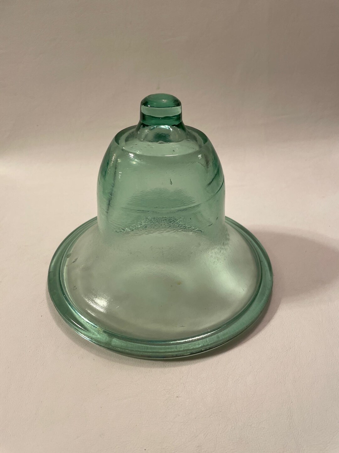 Vintage Aqua Glass Cloche - Hand Blown Plant Cover, Gardening Bell Jar ...