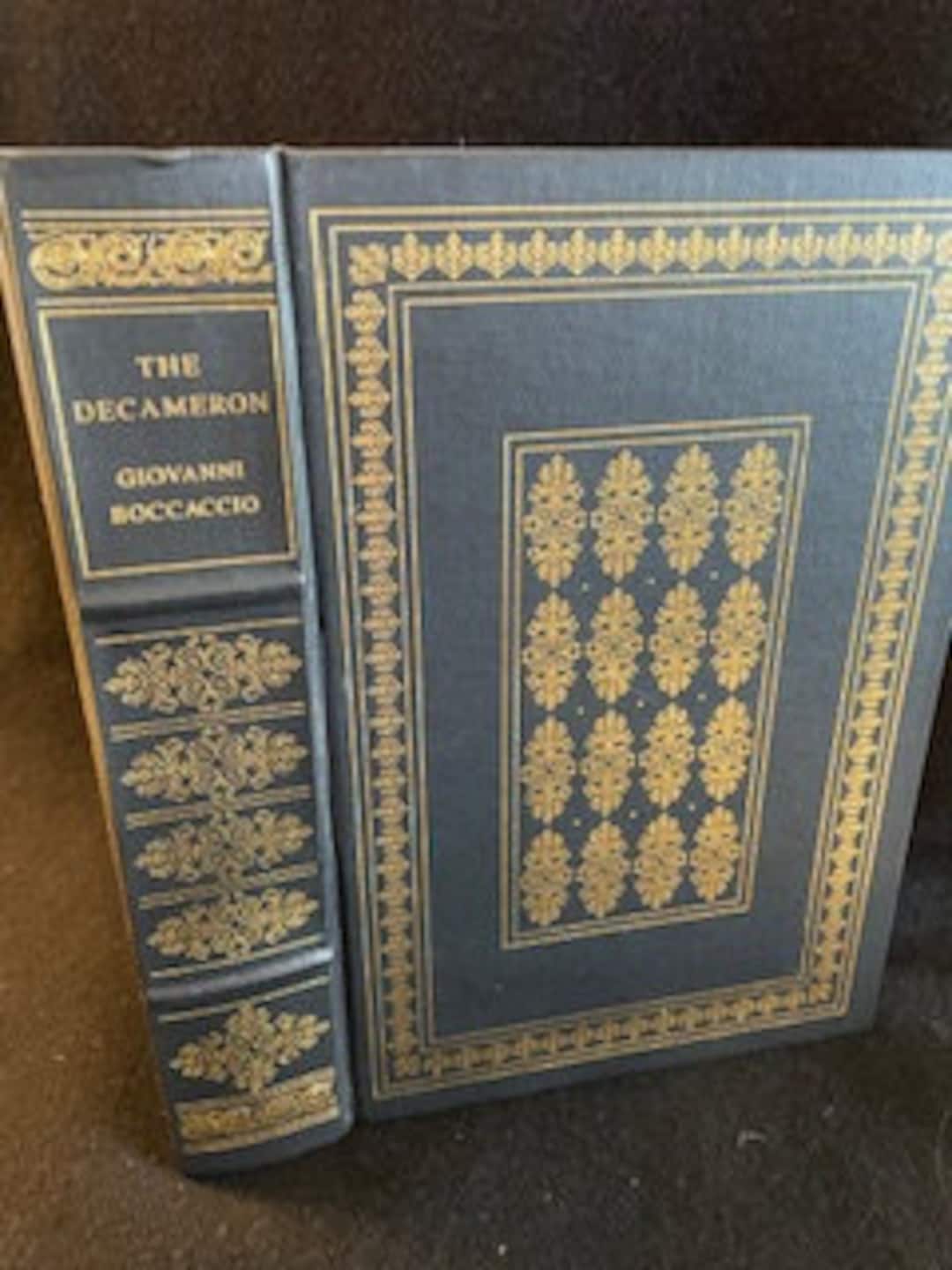 The Decameron by Giovanni Boccaccio - Franklin Library Gilt Leather ...