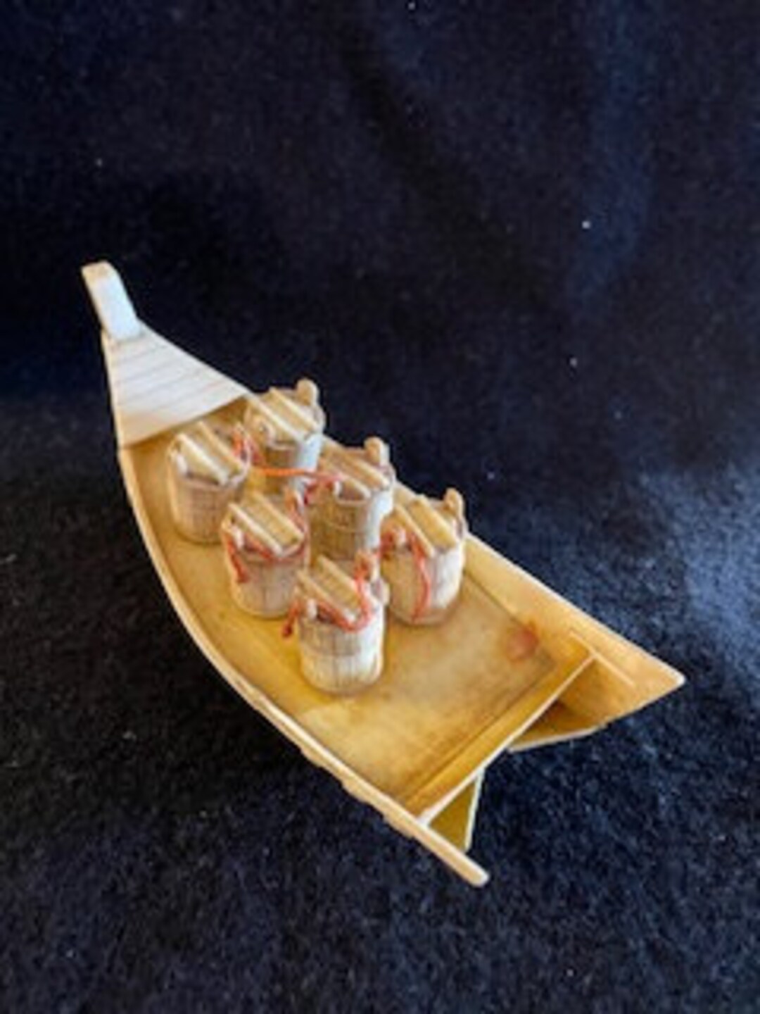 Oriental Carved Boat - Chinese Bone (?) Carved Ship - Etsy