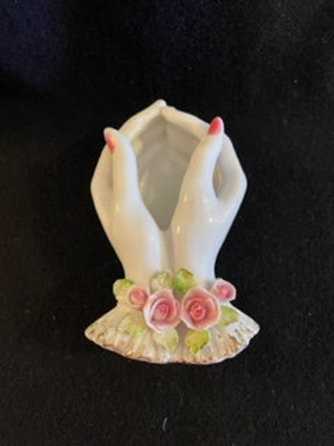 Lefton China Cupped Hands - Hand Painted Lefton China - Woman's Hands ...