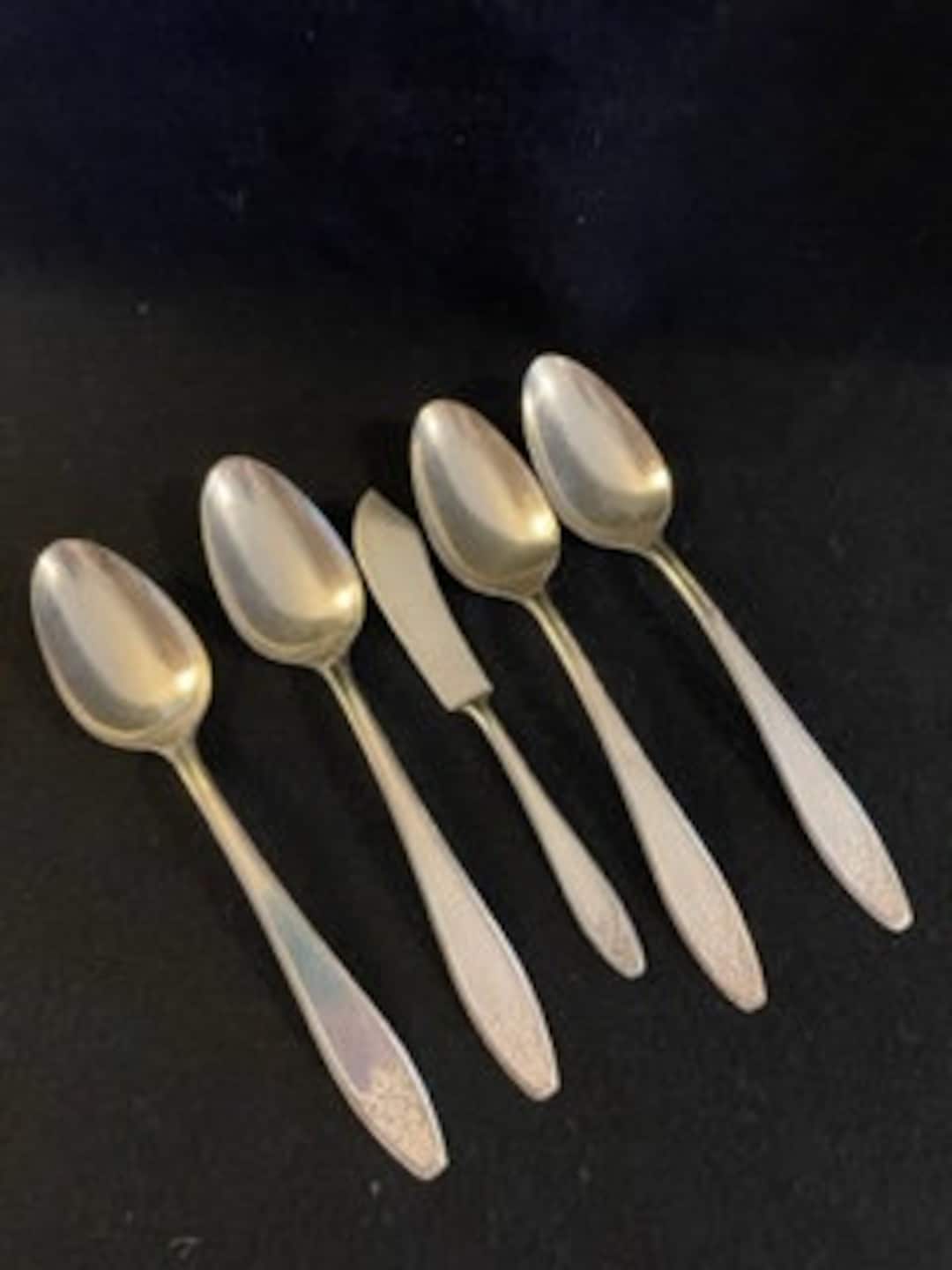 Lady Doris "princess" Silverplate Set of 6 Spoons and Butter Knife ...