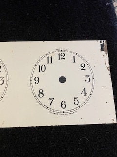 Long Clock Face Industrial Clock Face With Four on One Panel - Etsy