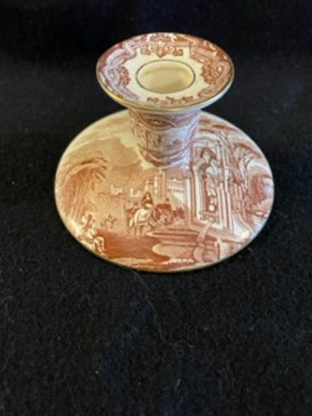 Grimwade's Naples Candlestick Canterbury Tales Candle Stand Made in ...