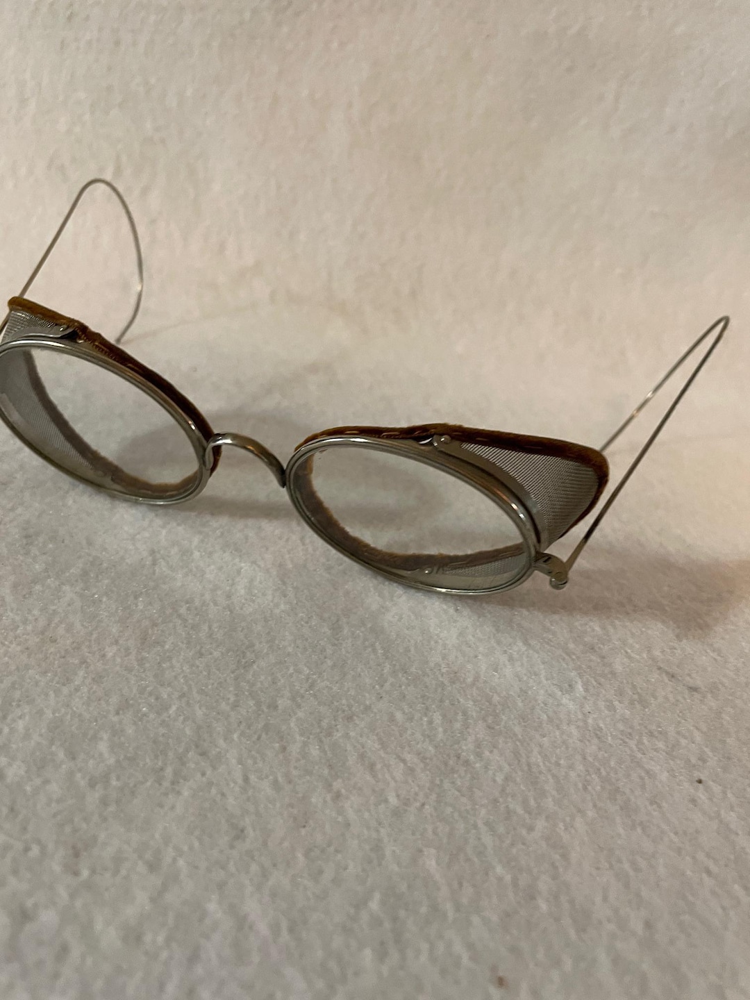 Vintage Safety Eyeglasses - Vintage Eyeware - Wire Mesh Screens and ...