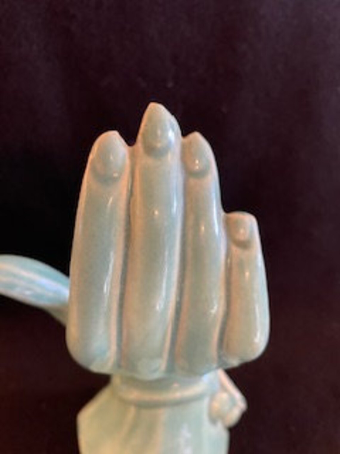 Mccoy Aqua Hand Planter Unique Mccoy Planter Mccoy Planter in the Shape ...