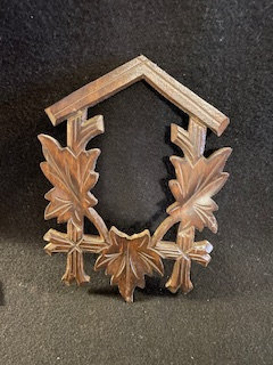 Cuckoo Clock Frame - Carved Wood Frame From Cuckoo Clock - Great ...