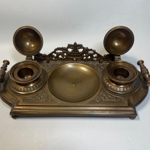 Double Inkwell - Etsy