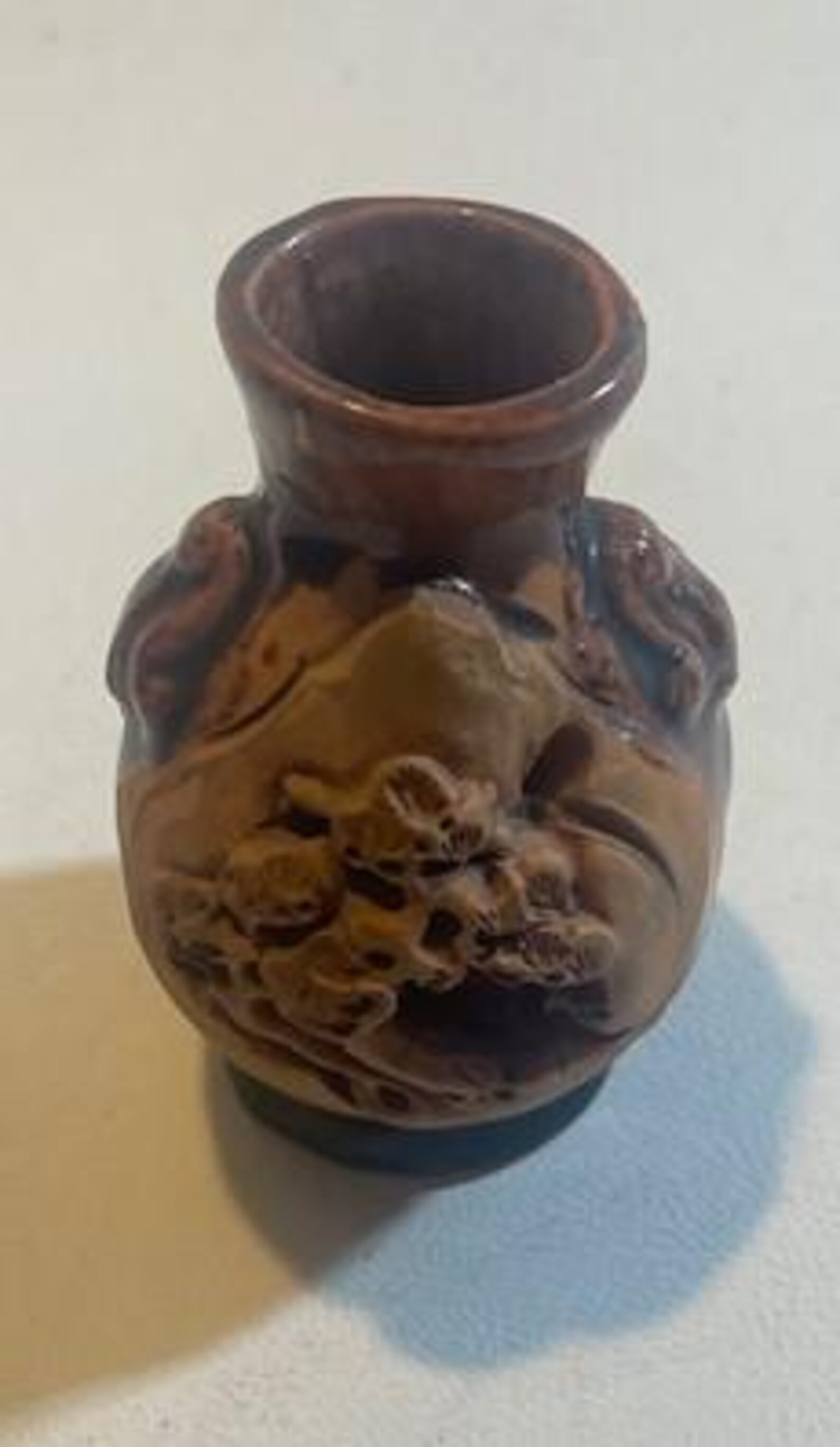 Carved Pottery Relic With Relief of Caves Banks Carved Relic ...