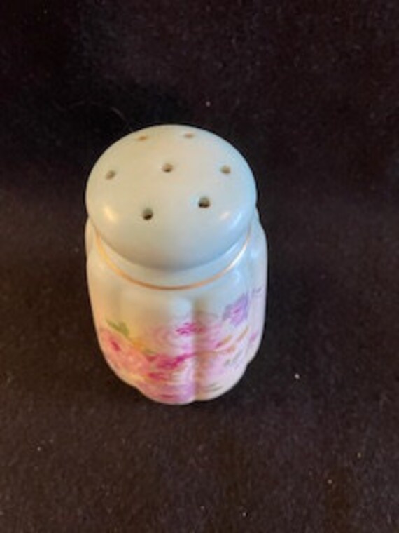 Hat Pin Holder with Hand Painted Pink Roses - Rose Pa… - Gem