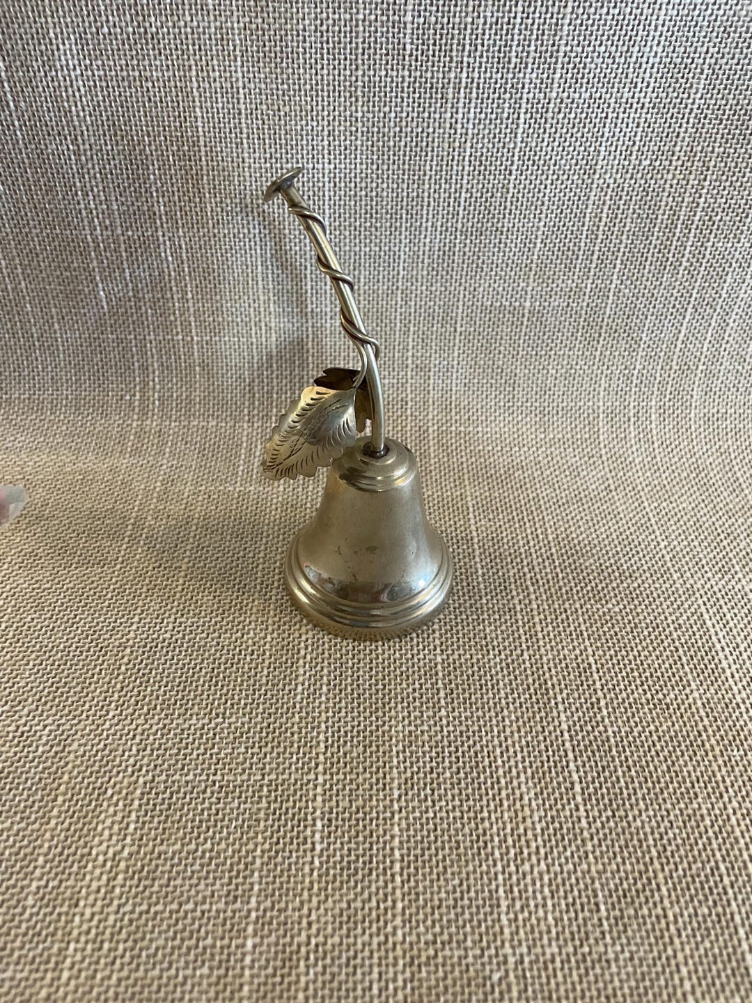 Silverplate Carved Bell - Fancy Silverplate Bell - Bell Made of ...