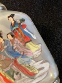 Japanese Reverse Painted Snuff Perfume Bottle Reverse - Etsy