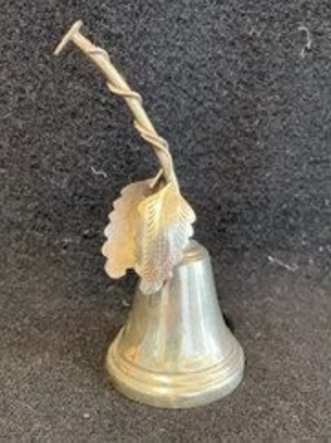 Silverplate Carved Bell - Fancy Silverplate Bell - Bell Made of ...
