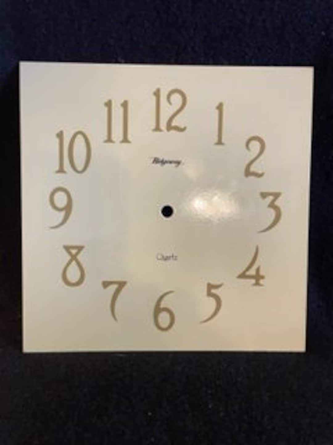 Porcelain Clock Face Industrial Looking Clock Face Photo - Etsy