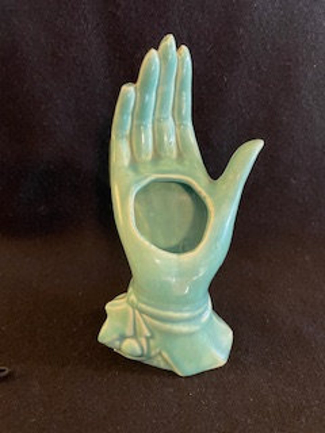 Mccoy Aqua Hand Planter Unique Mccoy Planter Mccoy Planter in the Shape ...