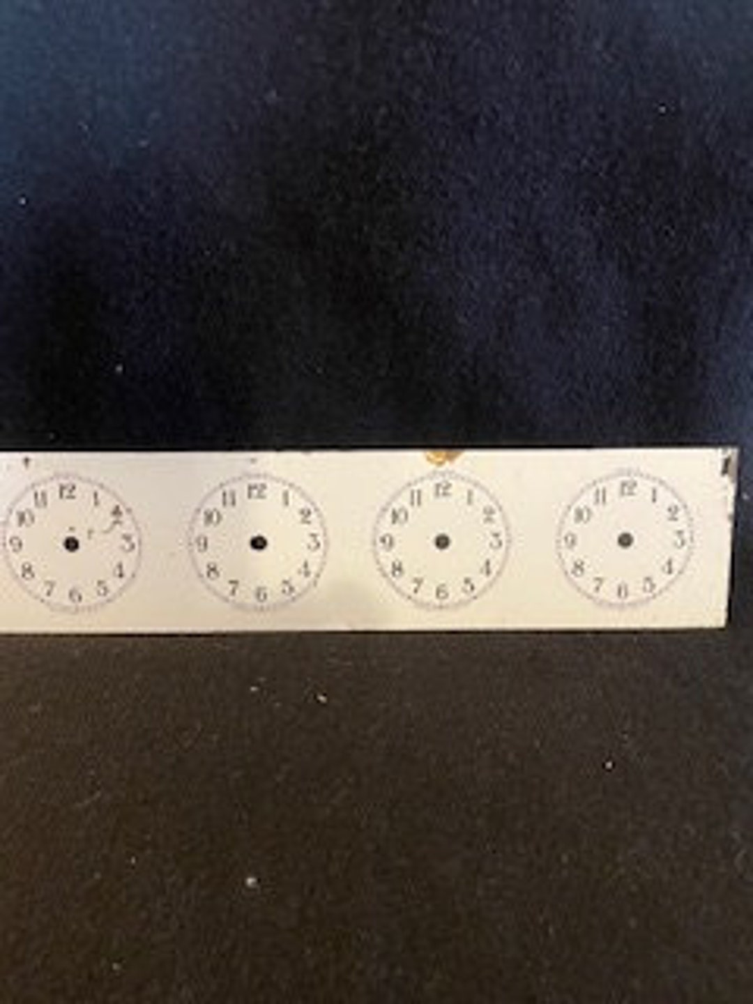 Long Clock Face - Industrial Clock Face With Four on One Panel - 4 ...