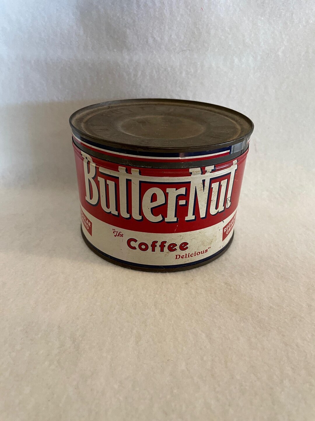 Butternut Coffee Tin Can - Vintage Coffee Collectible - Butternut ...