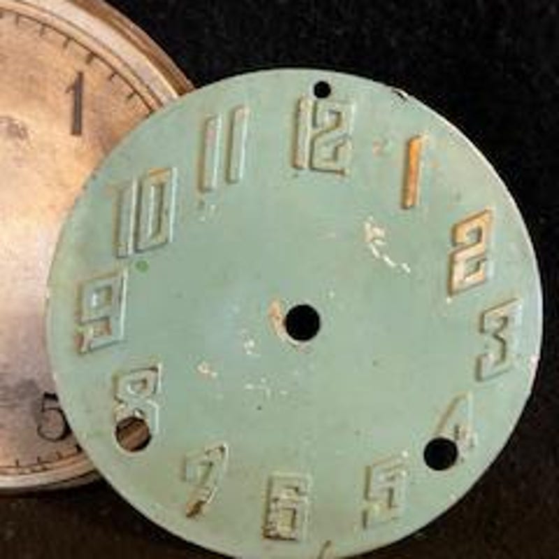 Vintage Clock Face - Etsy