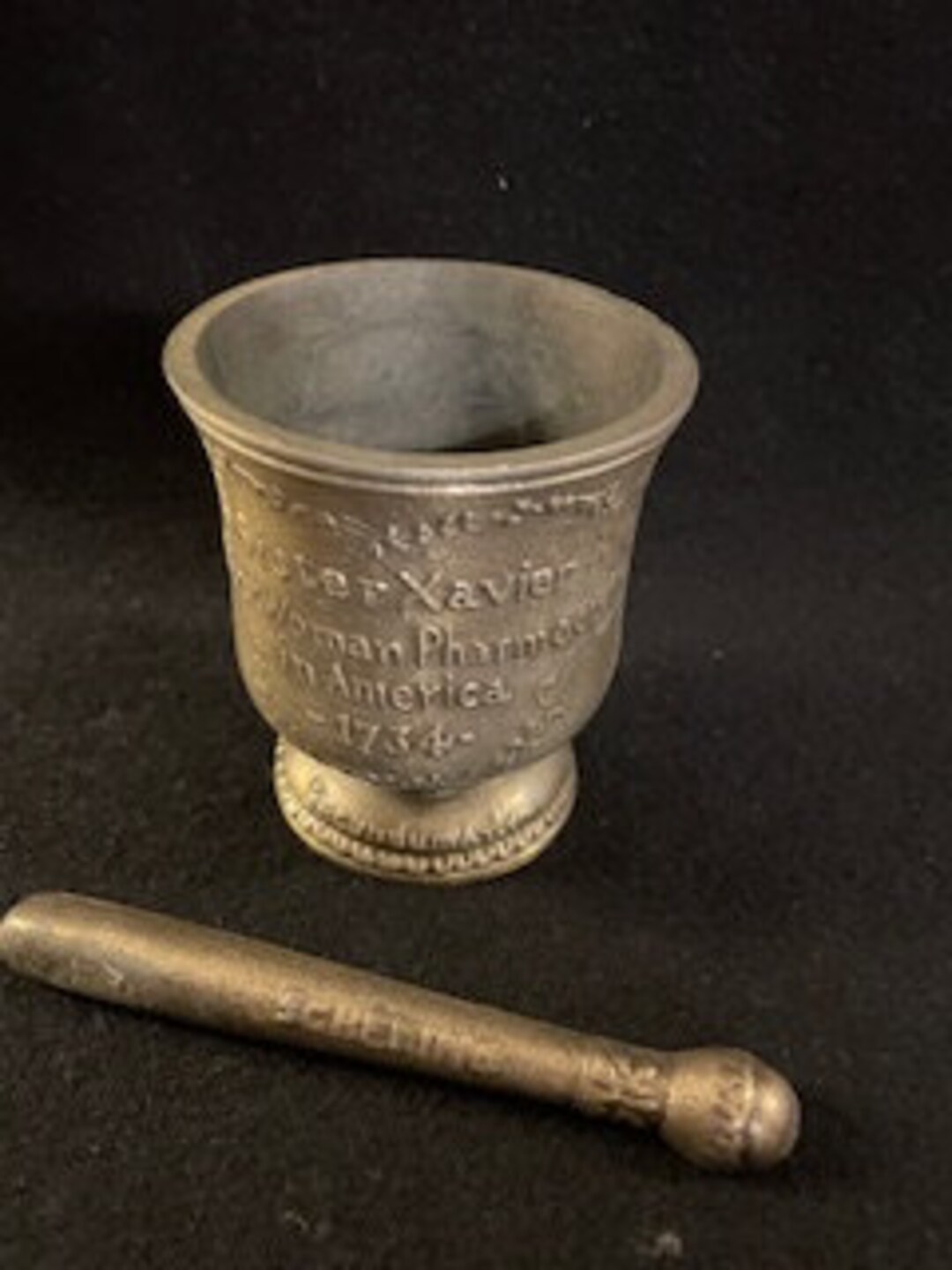 Metal Mortar and Pestle Set - the Old Ursuline Convent New Orleans Lousisana - Sister Xavier ...