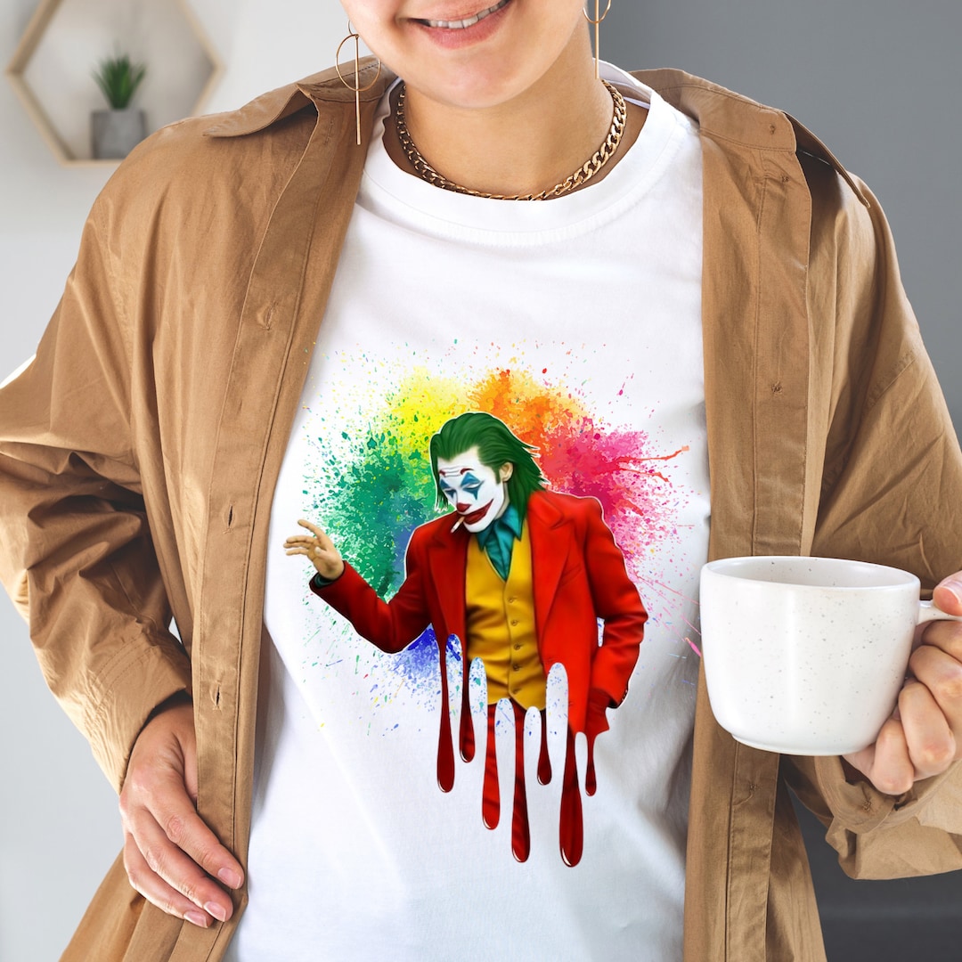 The Joker Movie Tshirt, Heath Ledger Unisex Vintage 90s T-shirt Joker Art T-shirt, Unisex Joker ...