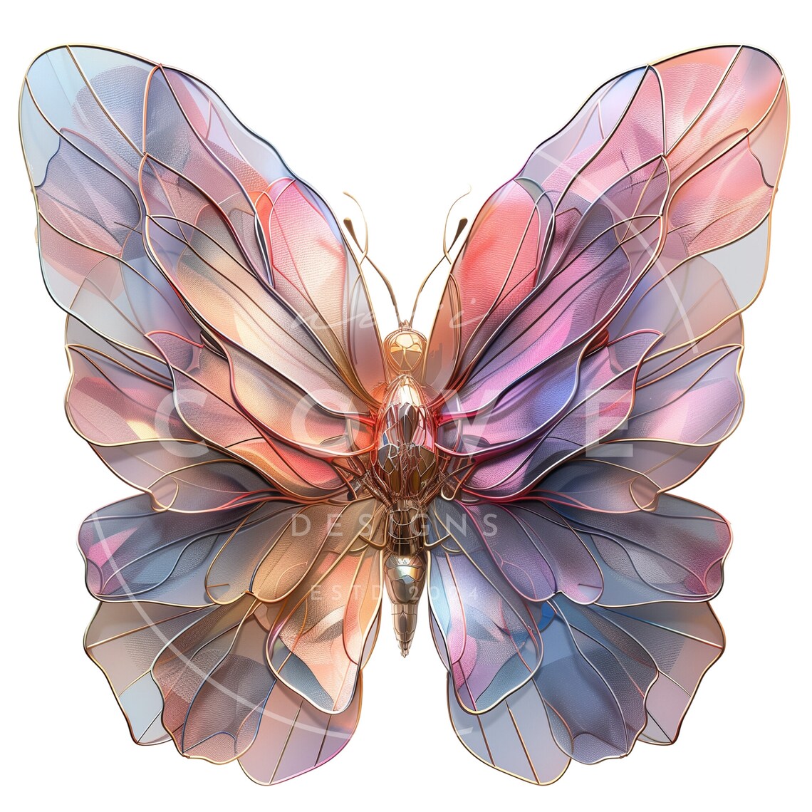 10 Glass Butterflies Butterfly Glass Floral High Quality 4000px Pngs ...