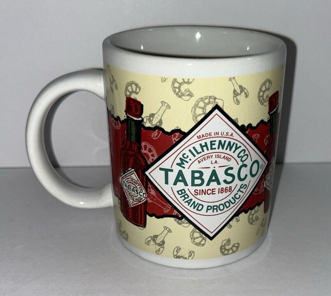 Mcilhenny Co. Tabasco Hot Pepper Sauce Coffee Mug Cup Collector's Item ...