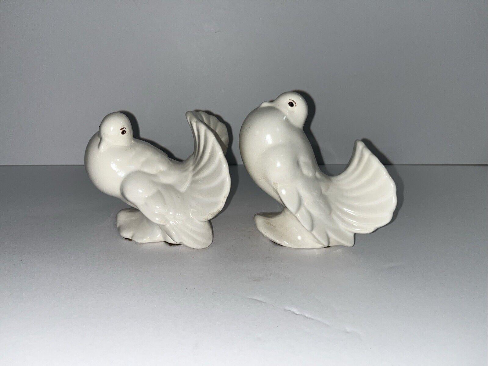 Ceramic Doves Pair Love Birds Vintage Display Collectible - Etsy