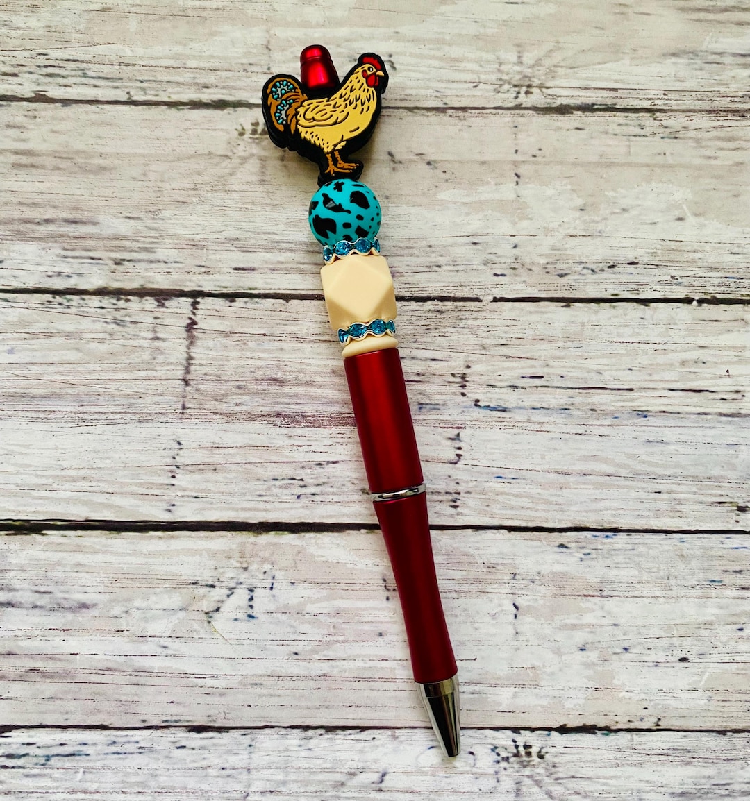 Farm Country Chicken Hen Rooster Writing Pen - Etsy