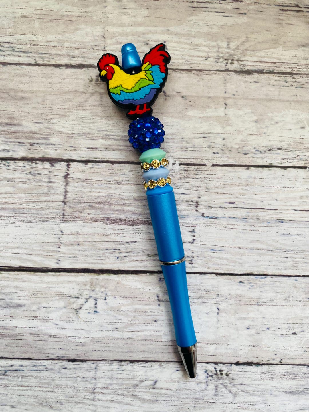 Farm Country Chicken Hen Rooster Writing Pen Colorful Darling - Etsy