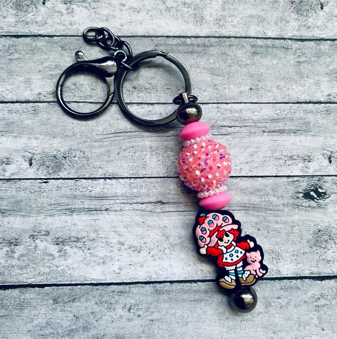 Berry Girl Sweetness Cute Adorable Roses Keychain Bag Purse Keys - Etsy